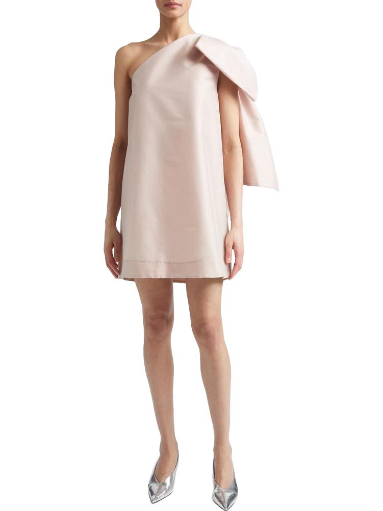 BERNADETTE BERNADETTE Winnette One-Shoulder Bow Detail Mini Dress